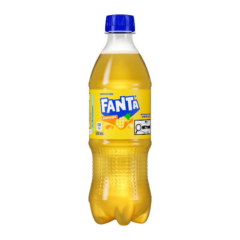 Fanta Pineapple Soft Drink (24 x 500ml) (Can Dep) | Quecan Distribution