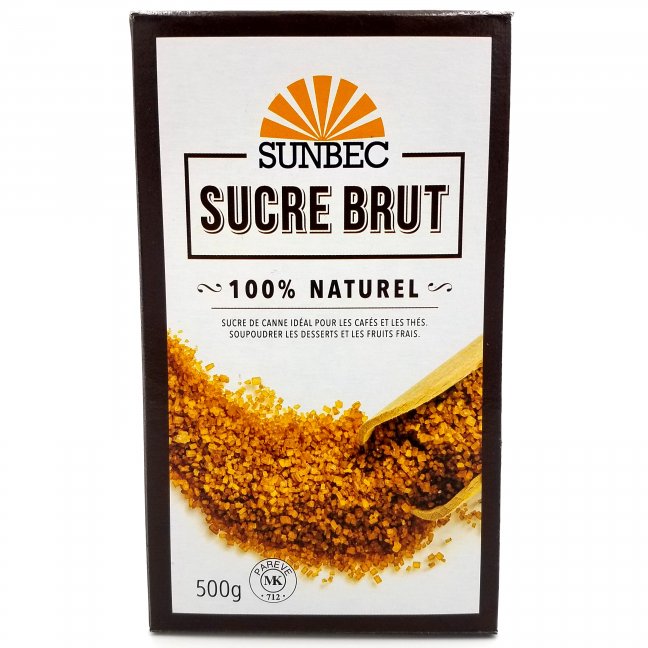 Sunbec sucre brut 100% Natural sugar | Quecan Distribution