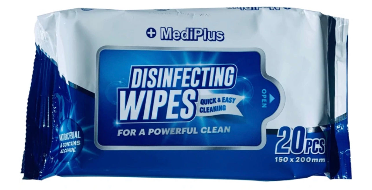 MediPlus Disinfecting Wipes (10 X 20) | Quecan Distribution