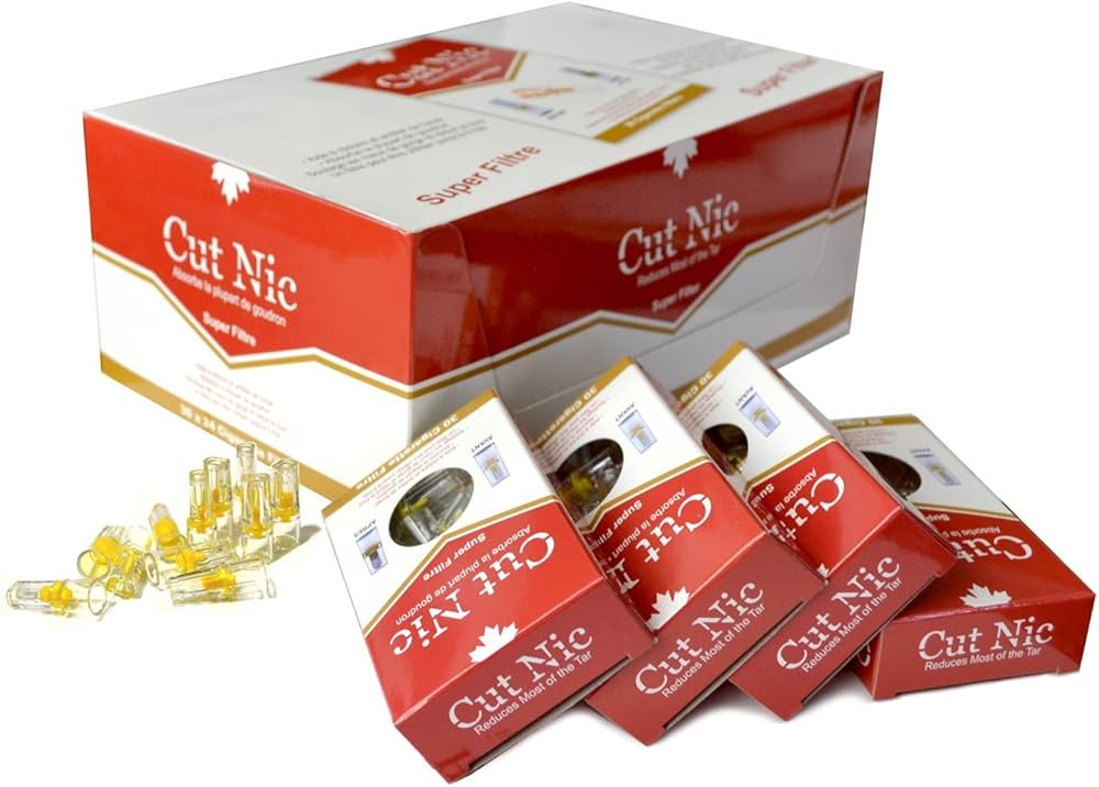 Cut-Nic- Cigarette Filters (Box of 24) | Quecan Distribution