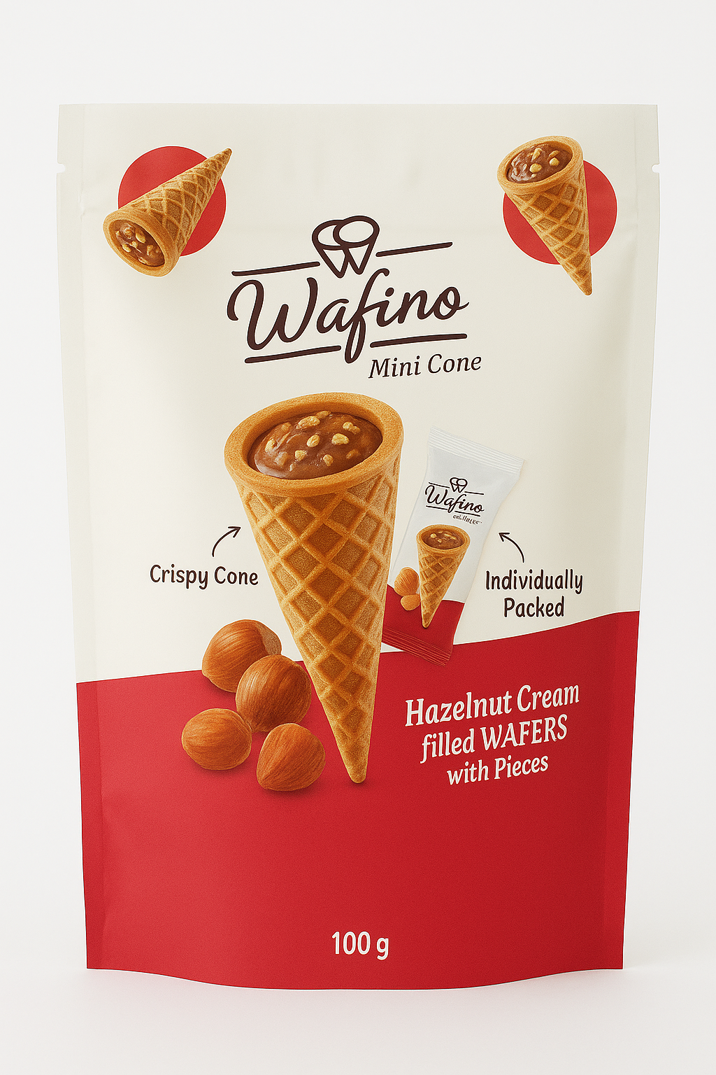 Wafino Mini Cone (10 x 10g)– Quecan Distribution