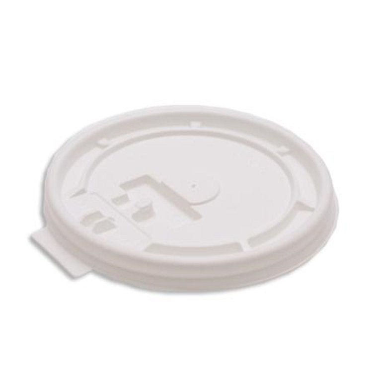 White Coffee Cups Lid 10oz 89mm- (50 Cups)– Quecan Distribution
