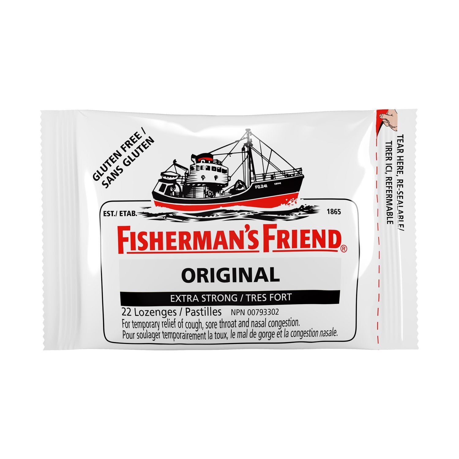 Fisherman's Friend Lozenge Cough Drops - Original (8 x 22ct) | Quecan ...