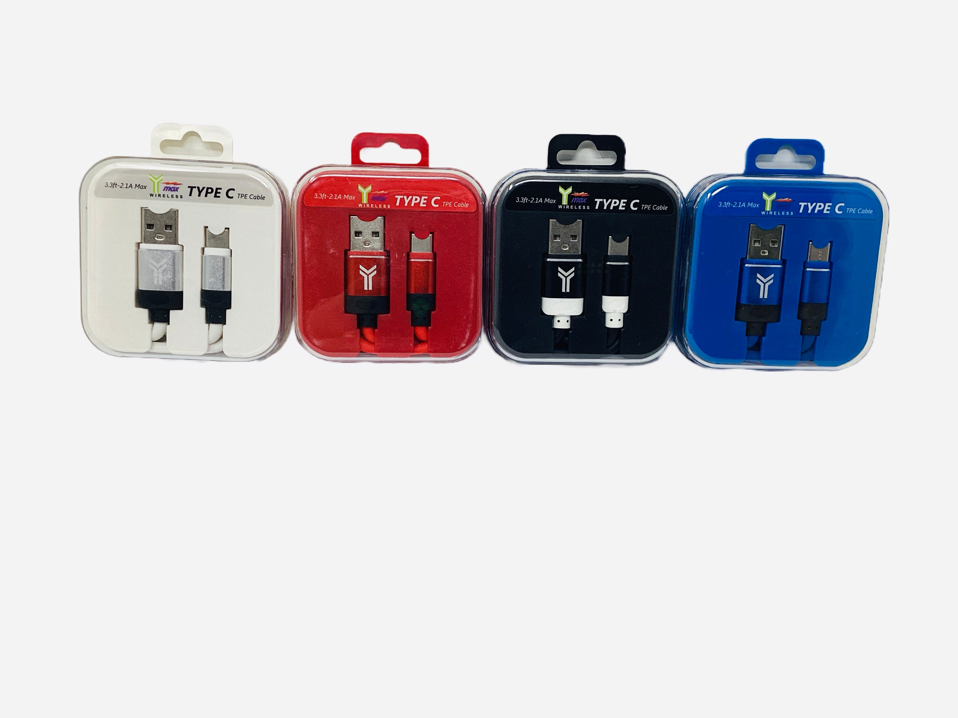 Y Max Type-C to Type C Cable (Box of 10) | Quecan Distribution