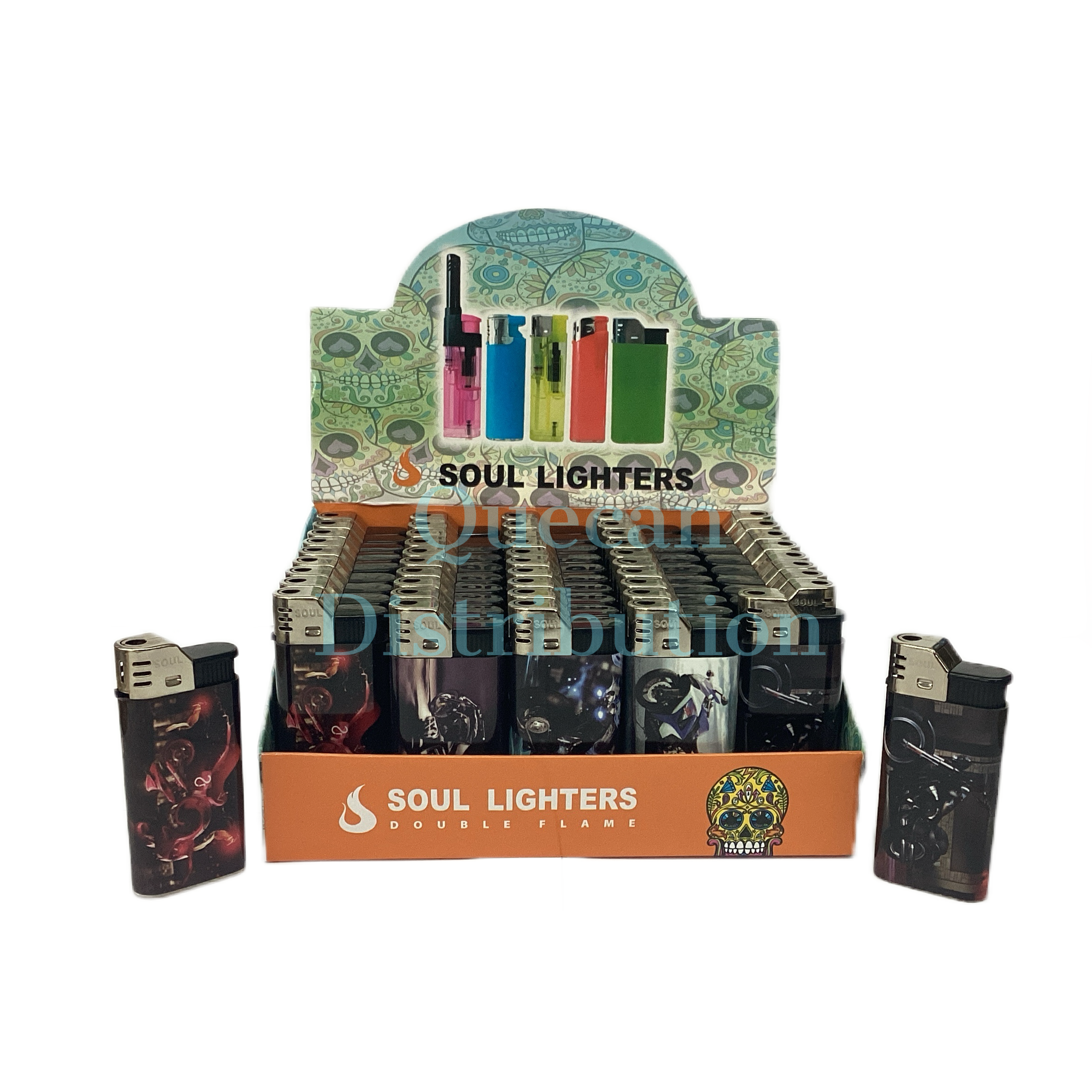 SOUL Mini Lighter Refillable - Motor (Box of 50)– Quecan Distribution
