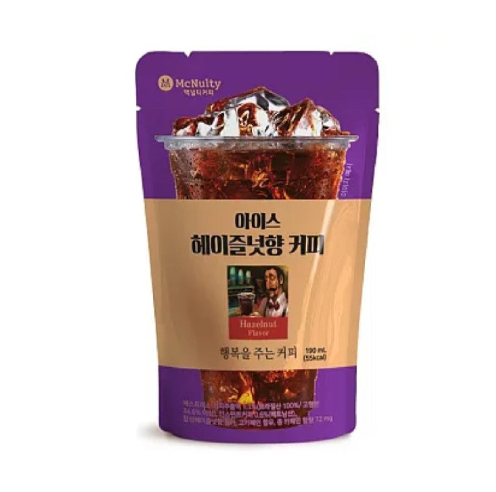 McNulty Iced Americano Hazelnut Pouch Drink (10 x 190mL)– Quecan ...