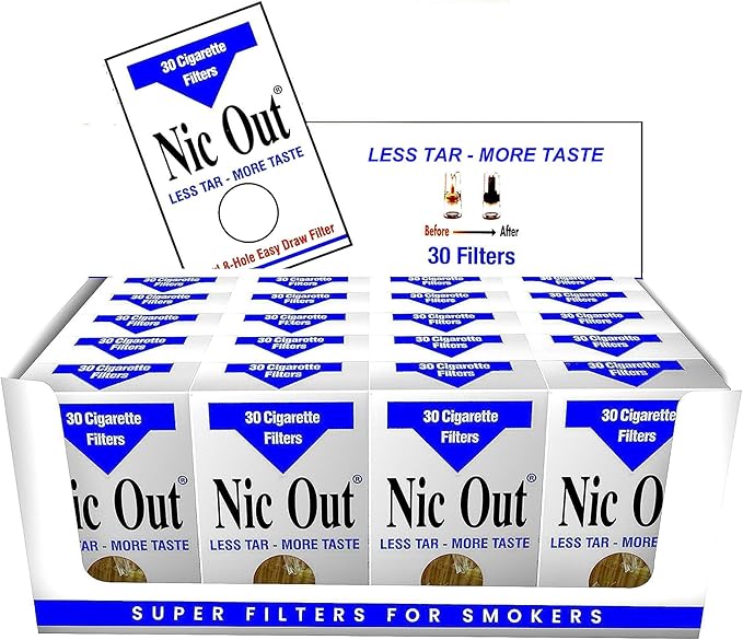 Nic Out - Cigarette Filters (Box of 20) | Quecan Distribution