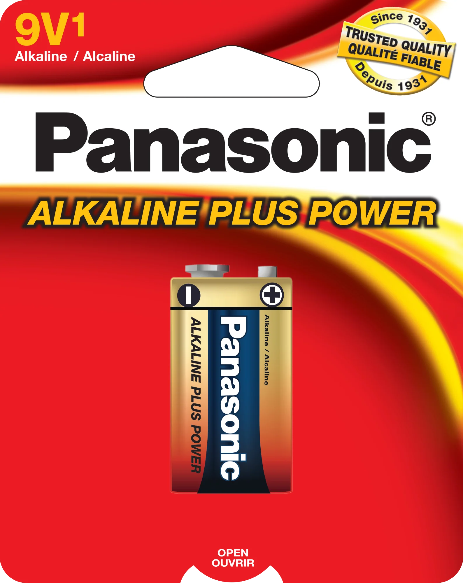 Panasonic Alkaline Plus Power Batteries 9V 1ct (12 Pack) | Quecan ...