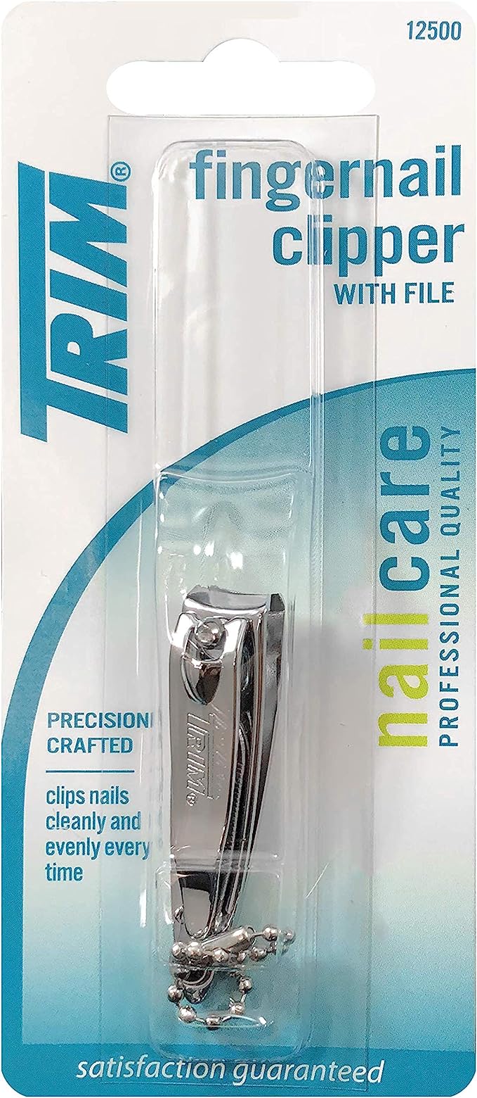 Trim Finger Nail Clipper With File & Chain ( 6 in Box ) | Quecan ...