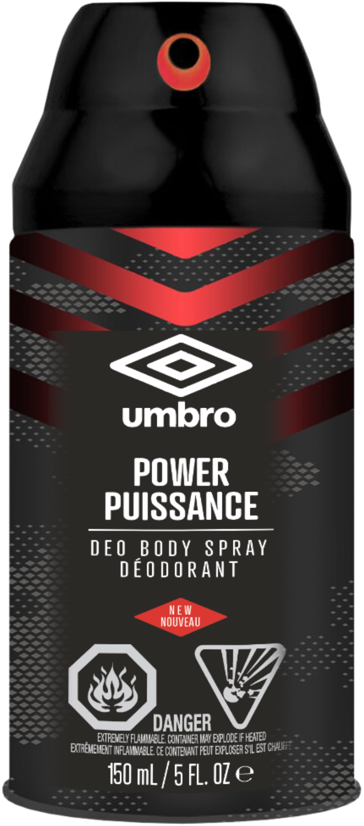 Umbro Power Deo Body Spray (150mL) | Quecan Distribution