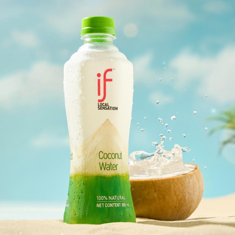 If Local Sensation 100% Natural Coconut Water (6 x 350 mL) (Eco Fee) | Quecan Distribution