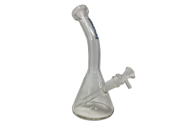 Glass Spark Bong Bent 10" | Quecan Distribution