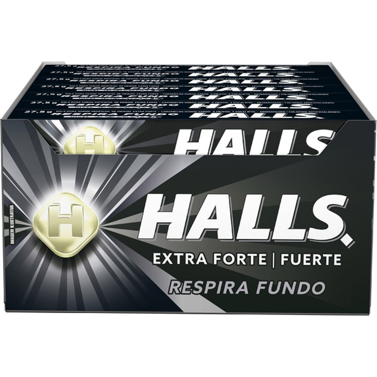 Halls Extra Strong Black (21 x 27g) | Quecan Distribution