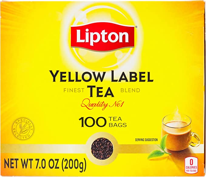 Lipton Yellow Label Tea (Box of 100) | Quecan Distribution