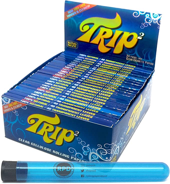 Trip - Clear Rolling Paper King Size (Pack of 24)– Quecan Distribution