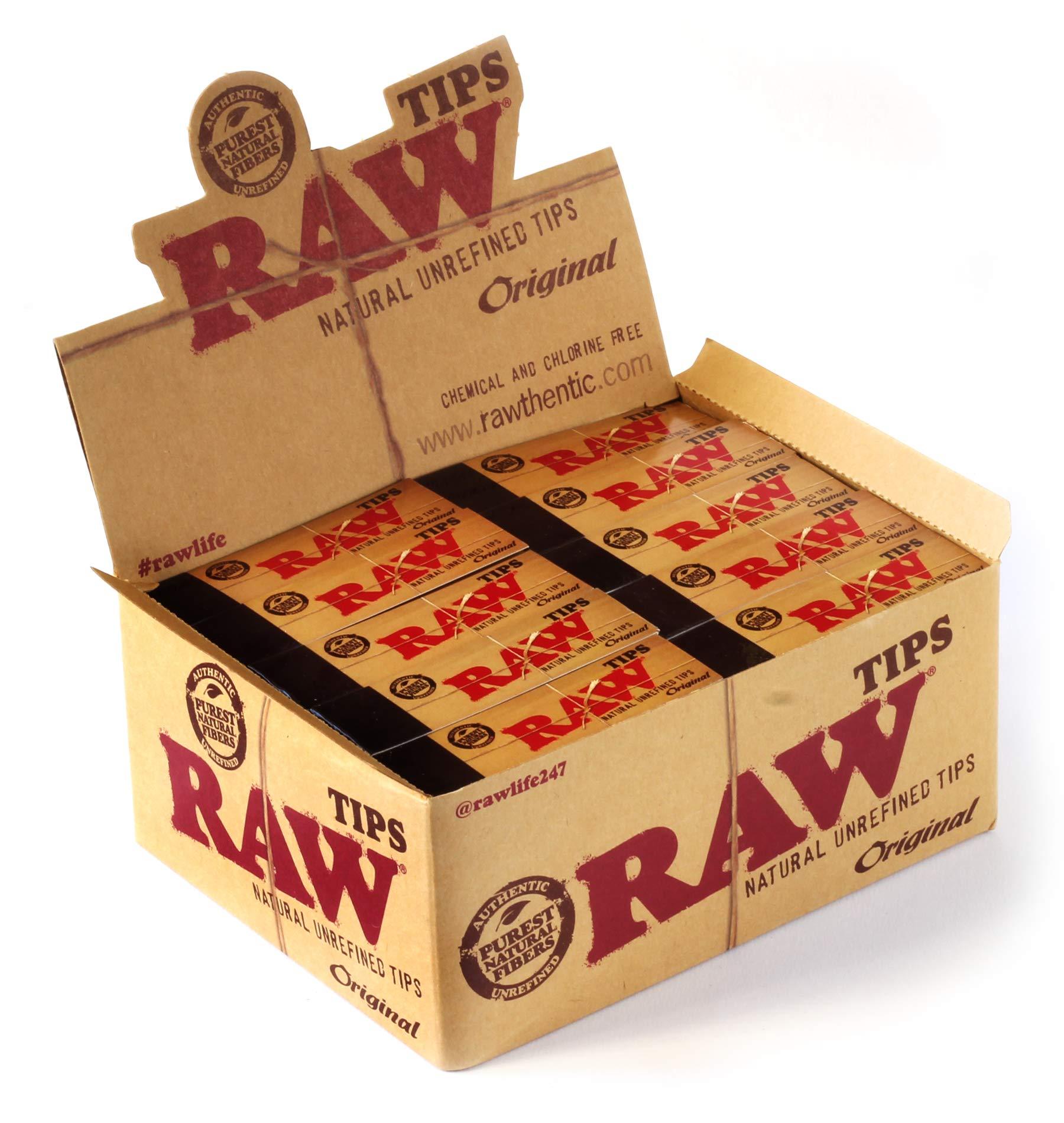 Raw Original Tips (Box of 50 Packs) | Quecan Distribution