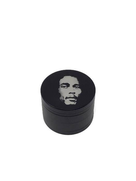 Grinder 4-Part Diamond Teeth Bob Marley Black(Box of 6)– Quecan ...