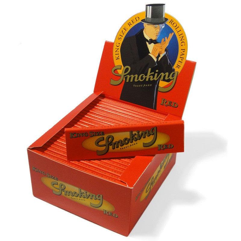 Smoking Red King Size - Rolling Paper (Box of 50) | Quecan Distribution